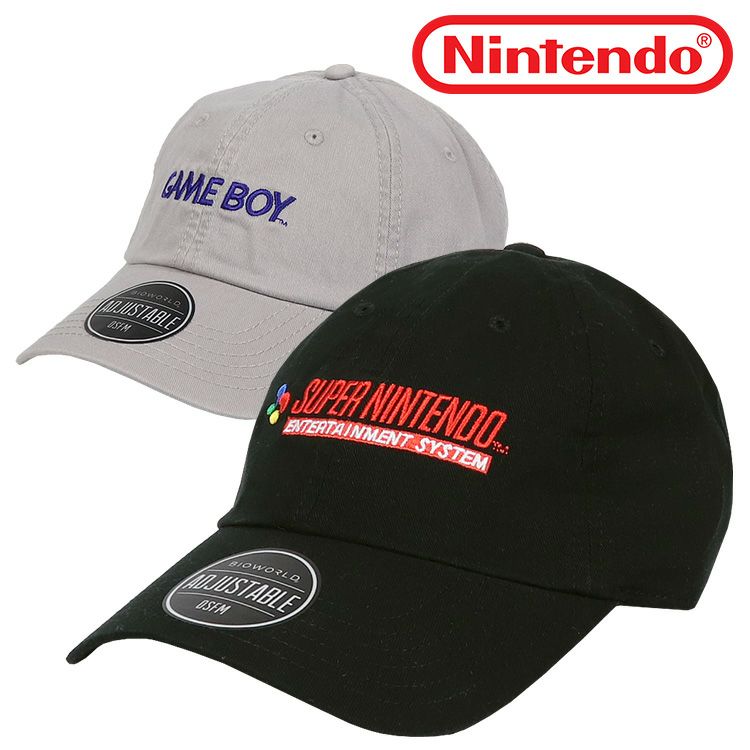 任天堂 ニンテンドー ローキャップ メンズ レディース Nintendo 公式 ロゴ レトロゲーム 刺しゅう 帽子 ユニセックス ダッドハット ...
